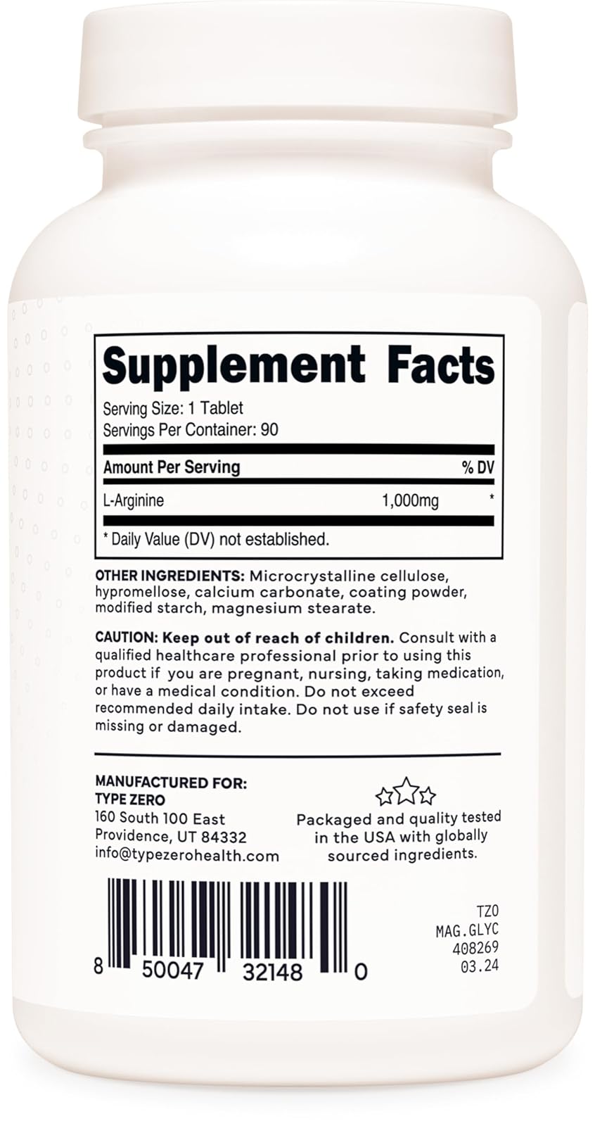 Type Zero amino acid for heart health