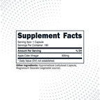 Type Zero apple cider vinegar capsules