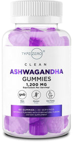 Type Zero Ashwagandha stress relief gummies