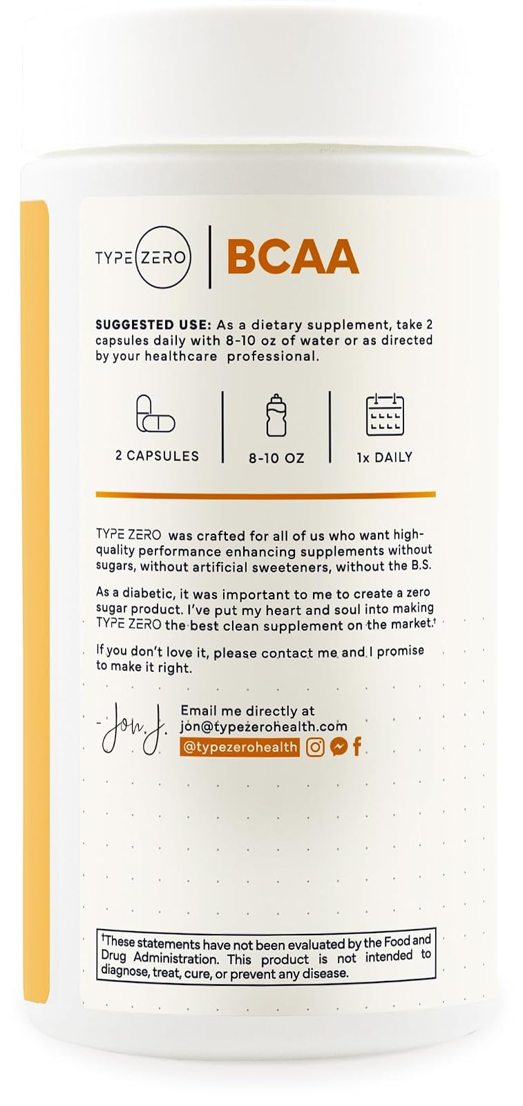 Type Zero BCAA for workout support