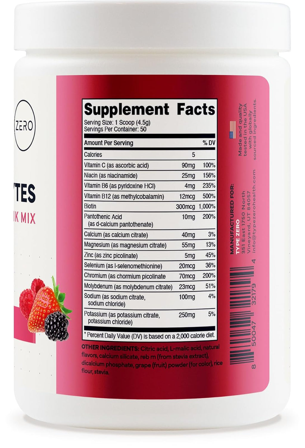 Type Zero clean hydration supplement