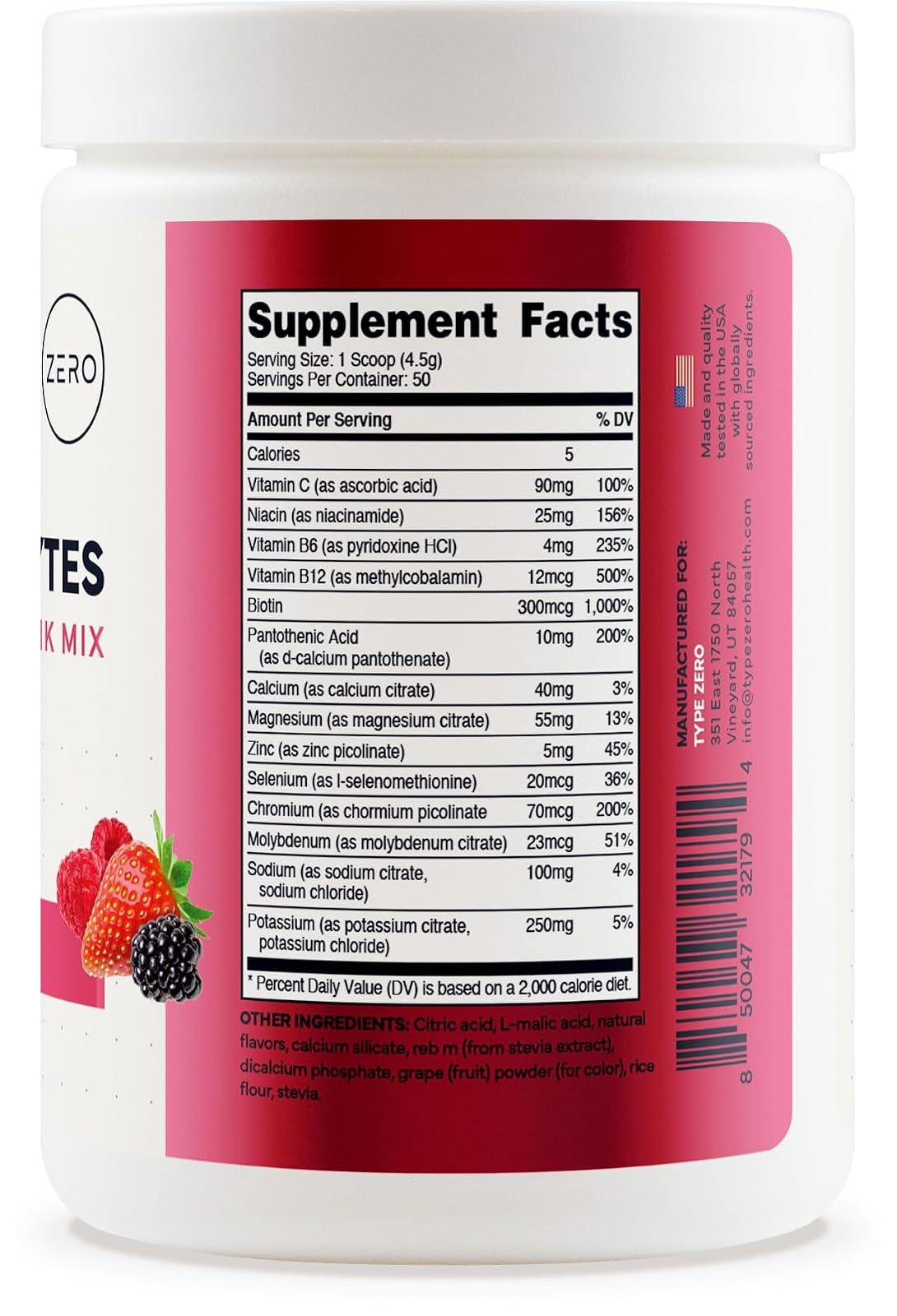 Type Zero clean hydration supplement