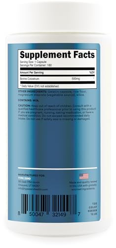 Type Zero colostrum for vitality