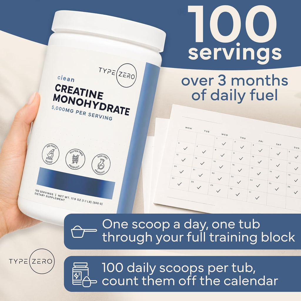 Type Zero creatine for energy boost