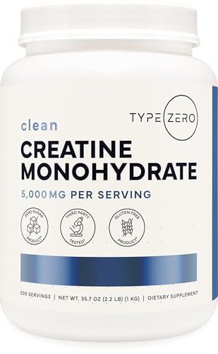 Type Zero creatine monohydrate powder