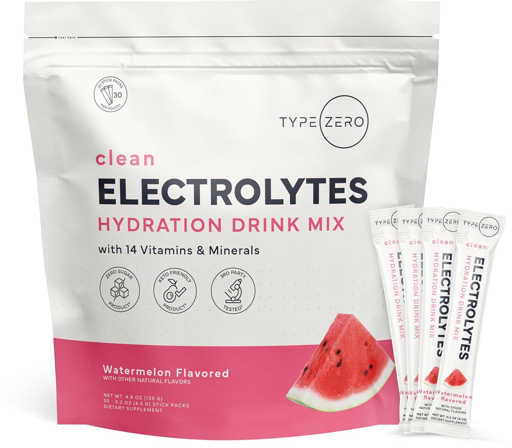 Type Zero electrolyte packets watermelon