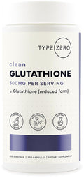 Type Zero Glutathione 500 mg capsules