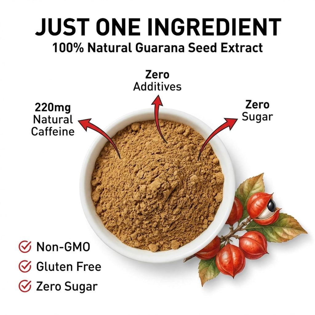 Type Zero Guarana Powder for workout energy