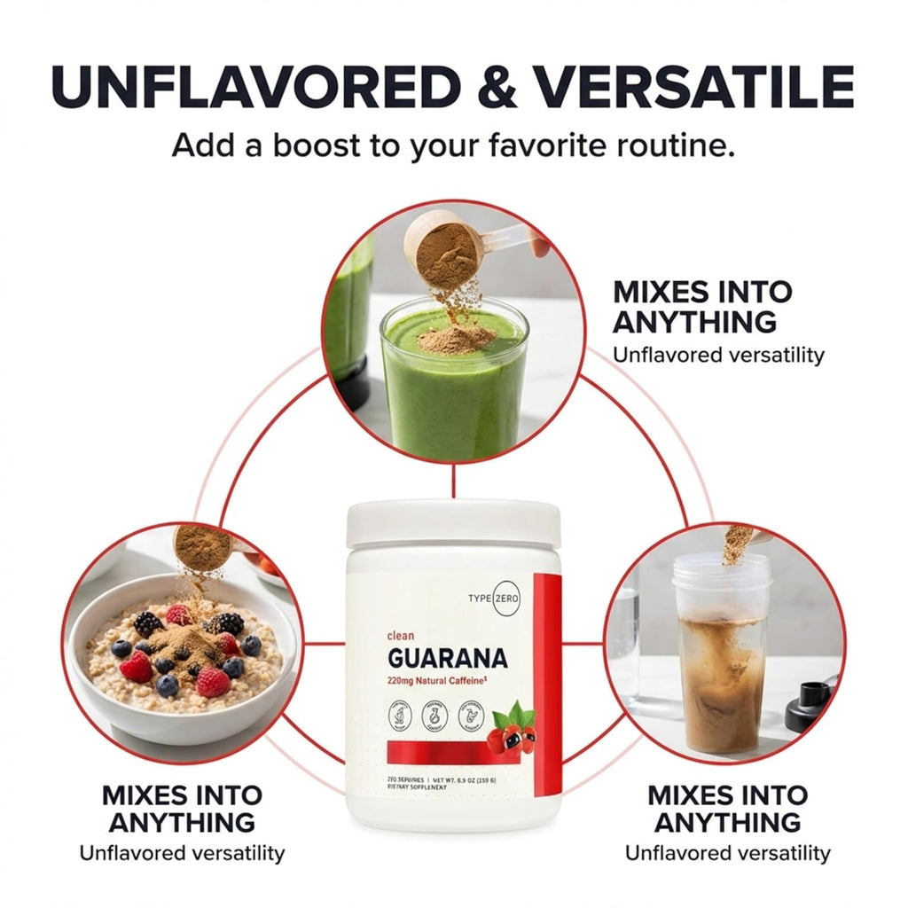 Type Zero Guarana Powder superfood supplement