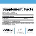 Type Zero l-theanine 200 mg dosage