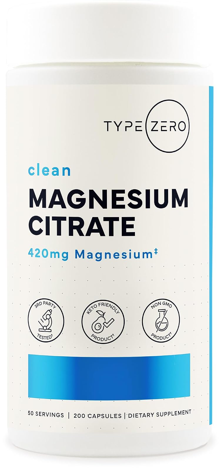 Type Zero Magnesium Citrate capsules