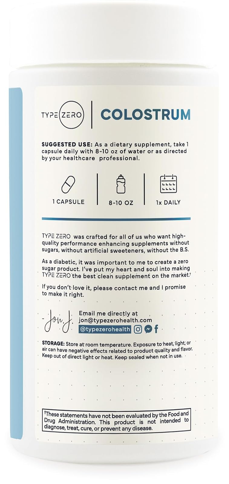 Type Zero multivitamin for men and women