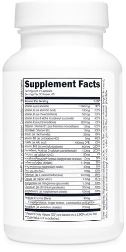 Type Zero multivitamins for immune support