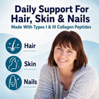 Types I and III collagen benefits