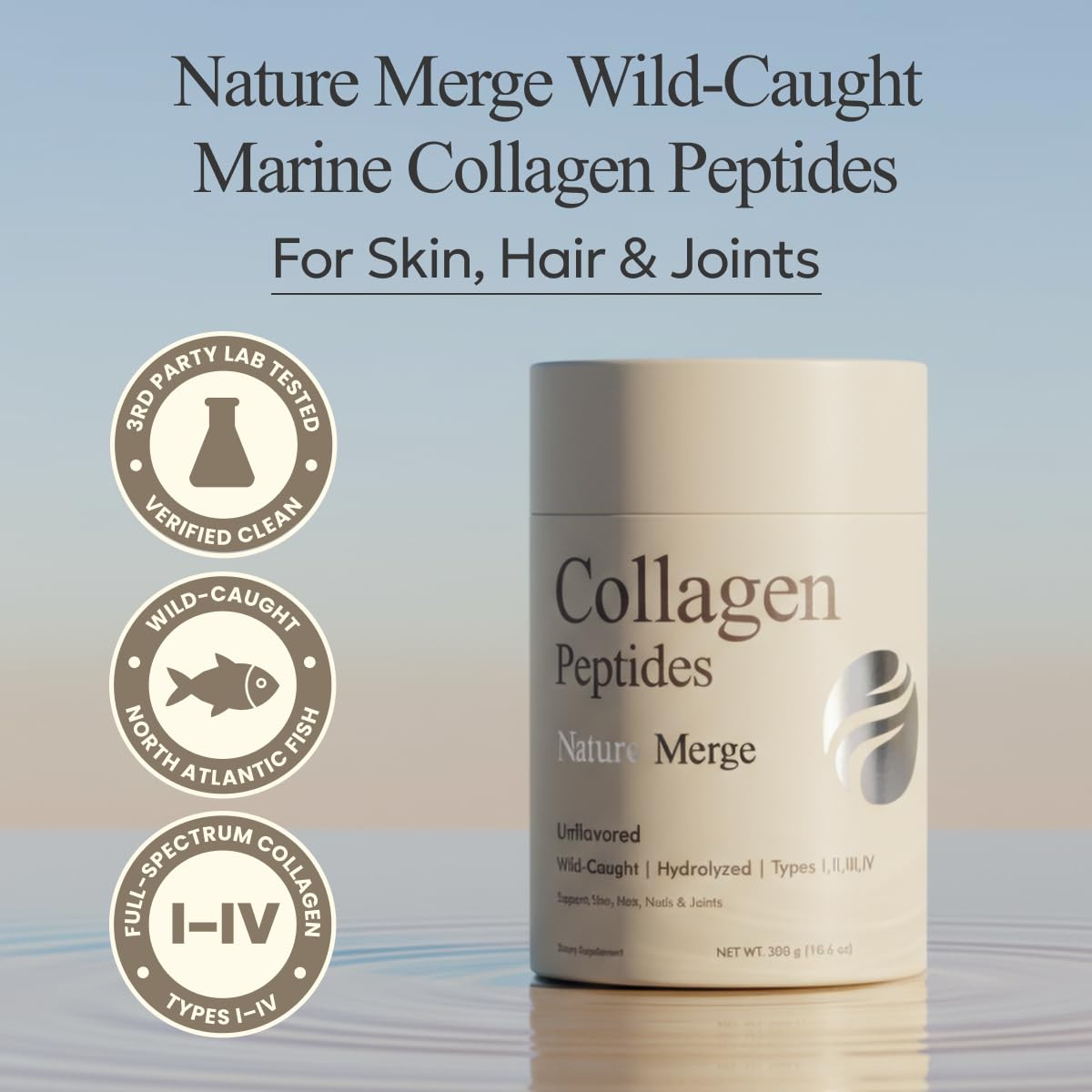 Types I-IV collagen for joint support