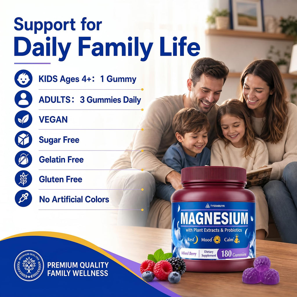 Tyssnouyn magnesium gummies for digestive health