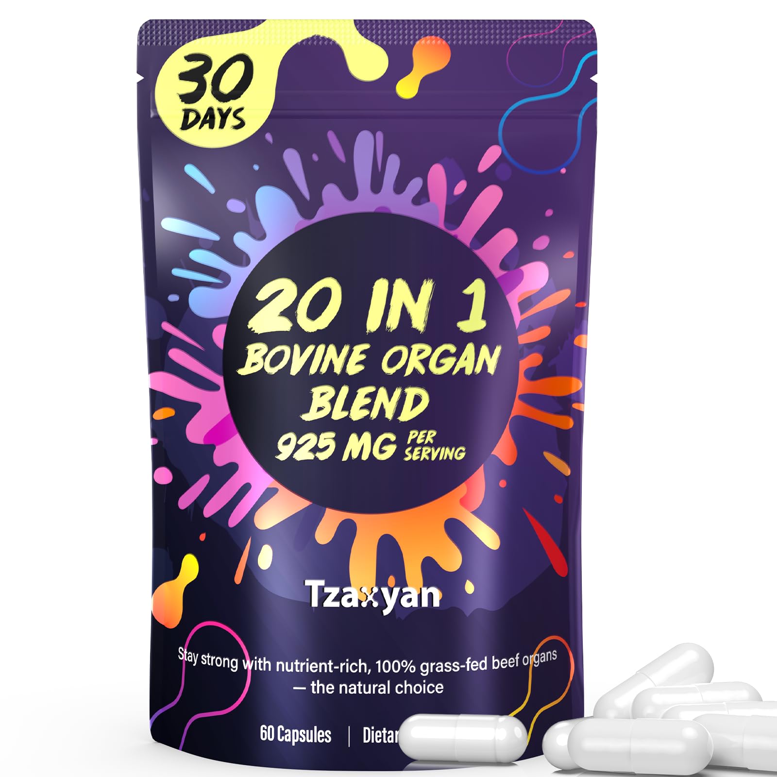 Tzaxyan Pure beef organ supplement