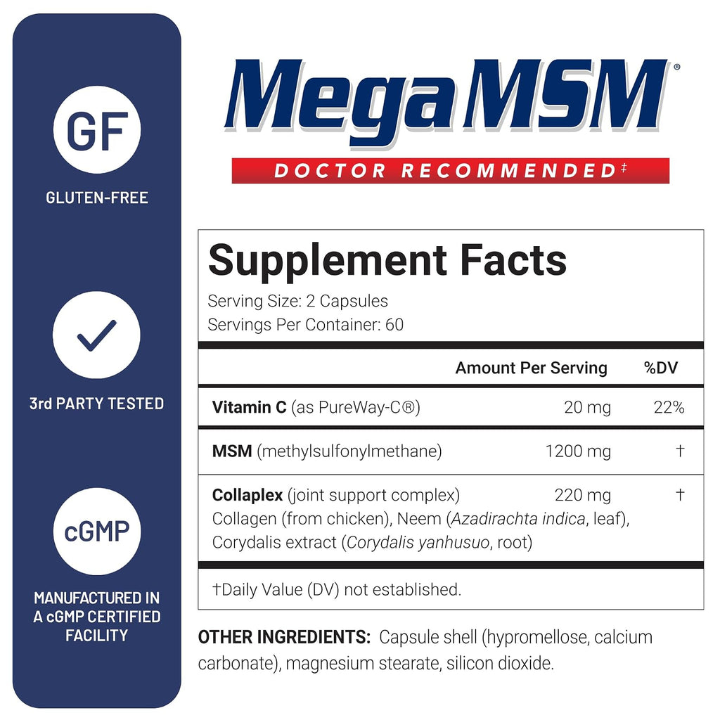 U.S. Doctors' Clinical msm formula