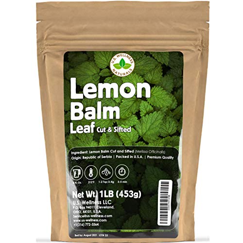 U.S. Wellness lemon balm herbal tea