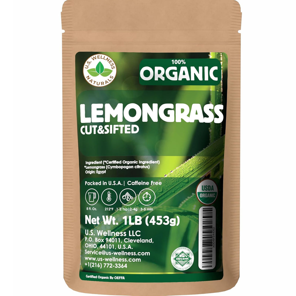 U.S. Wellness Naturals lemongrass herbal tea