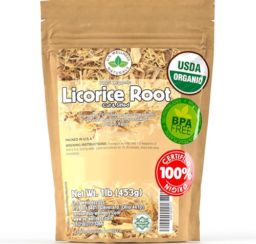 U.S. Wellness Naturals licorice root tea benefits