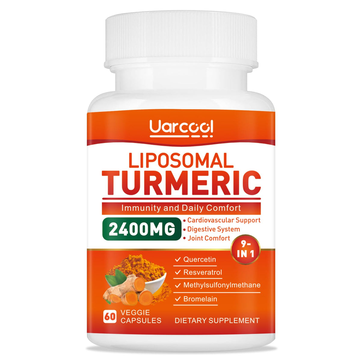 Uarcool turmeric curcumin softgels