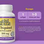 ubiquinol 100 mg energy support
