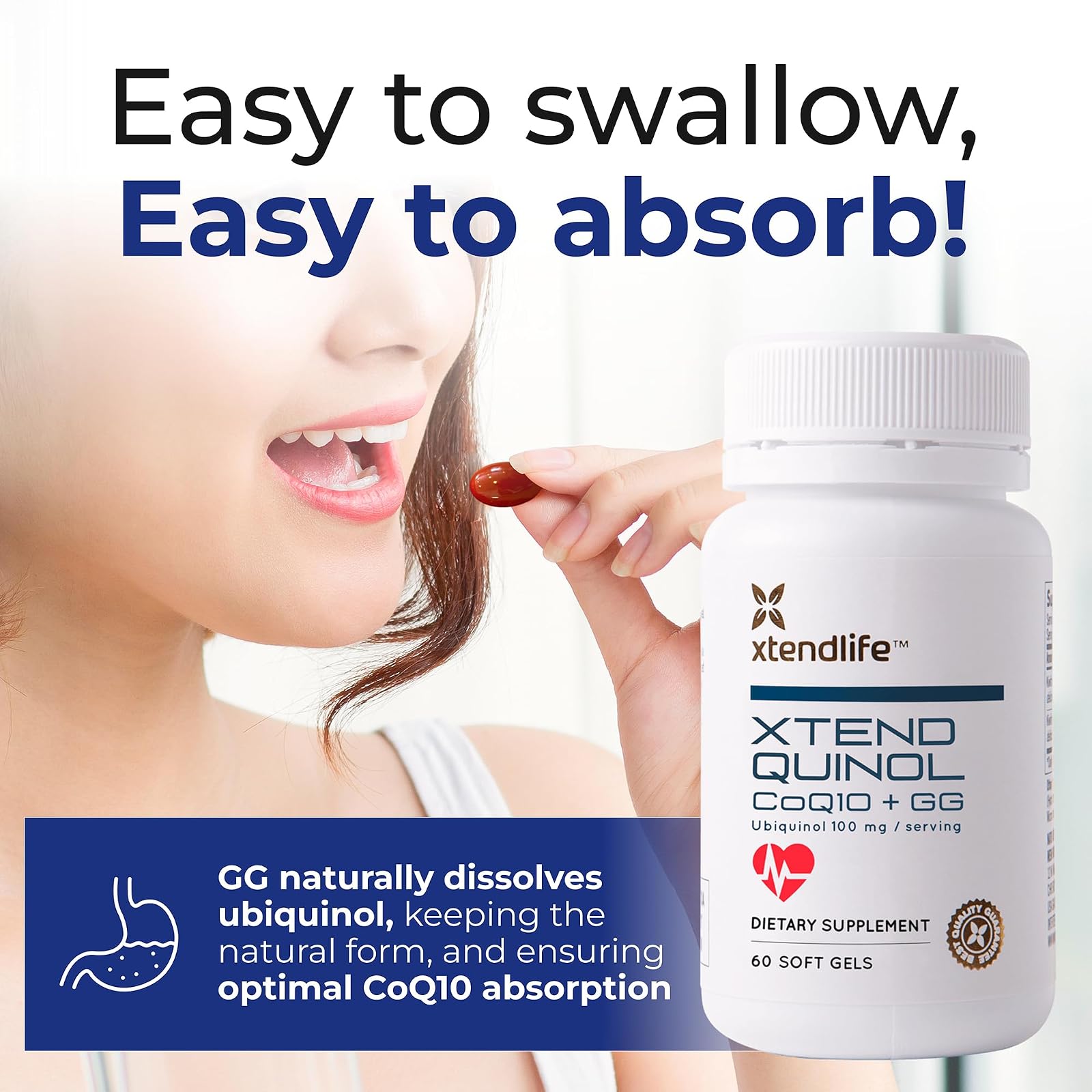 Ubiquinol CoQ10 for cellular health