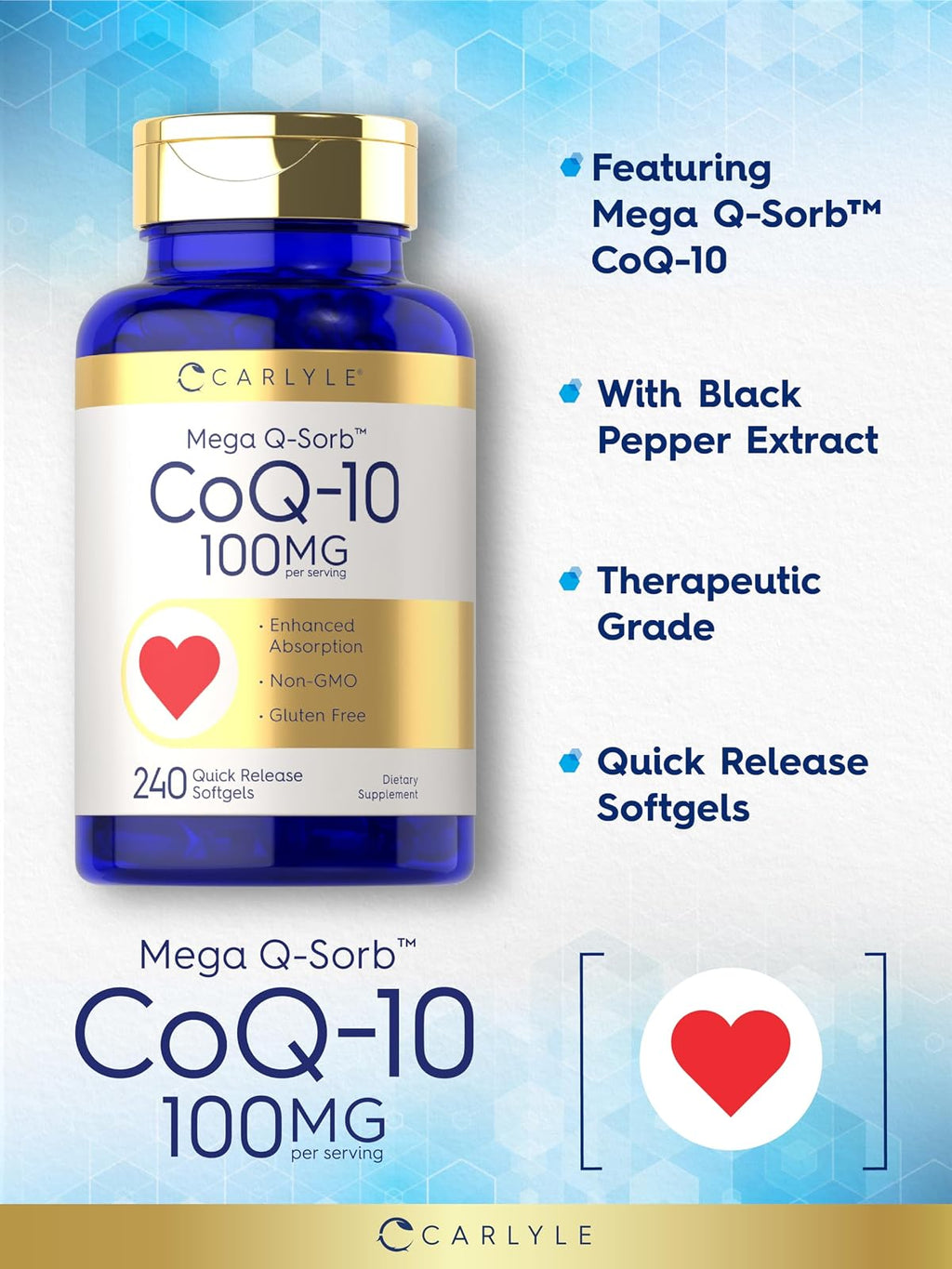 ubiquinol CoQ10 for energy support