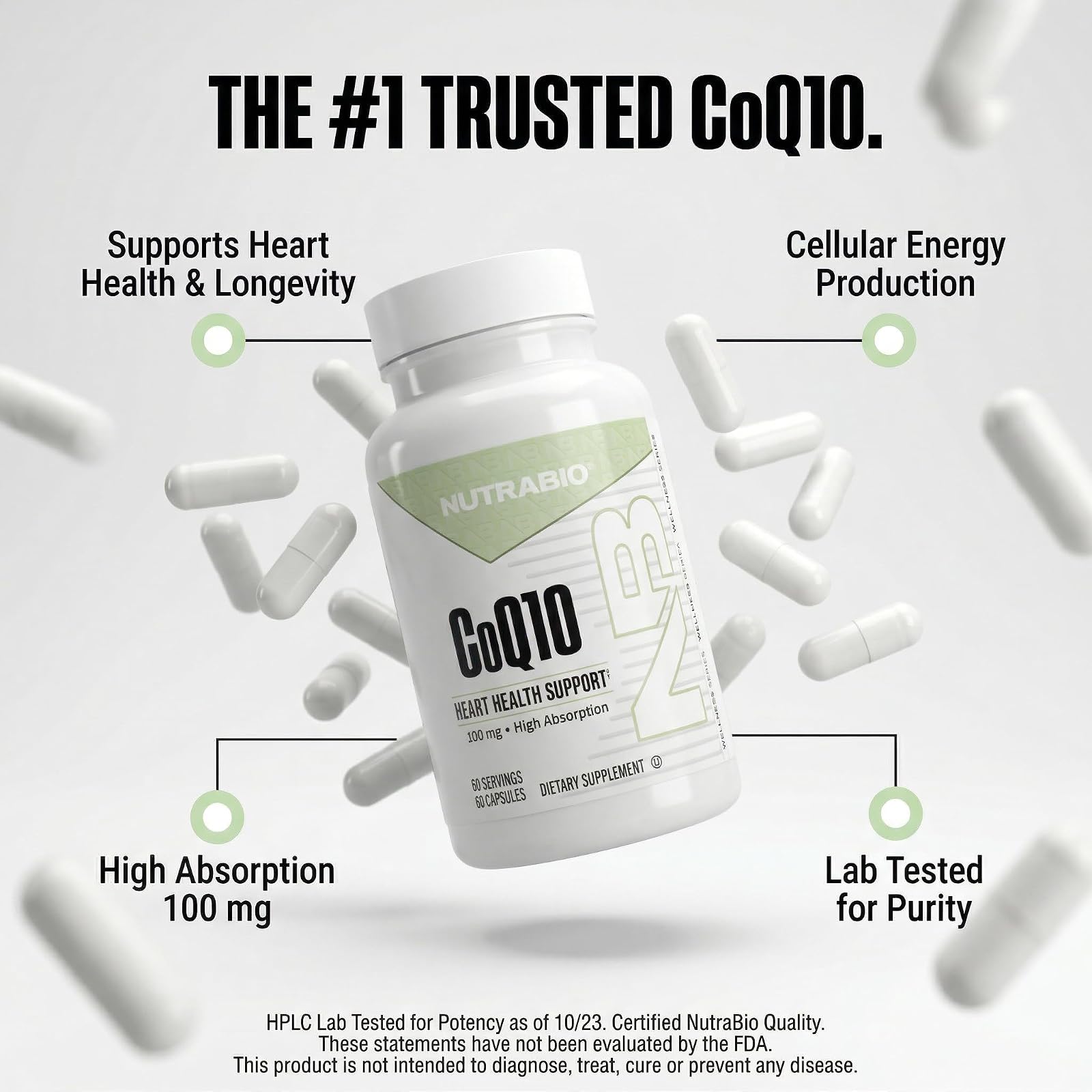 Ubiquinol for enhanced nutrient absorption