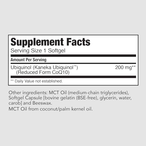 Ubiquinol for heart health support