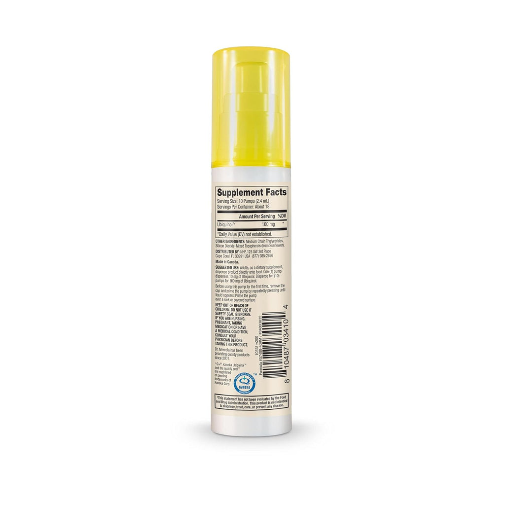 Ubiquinol pump for energy support