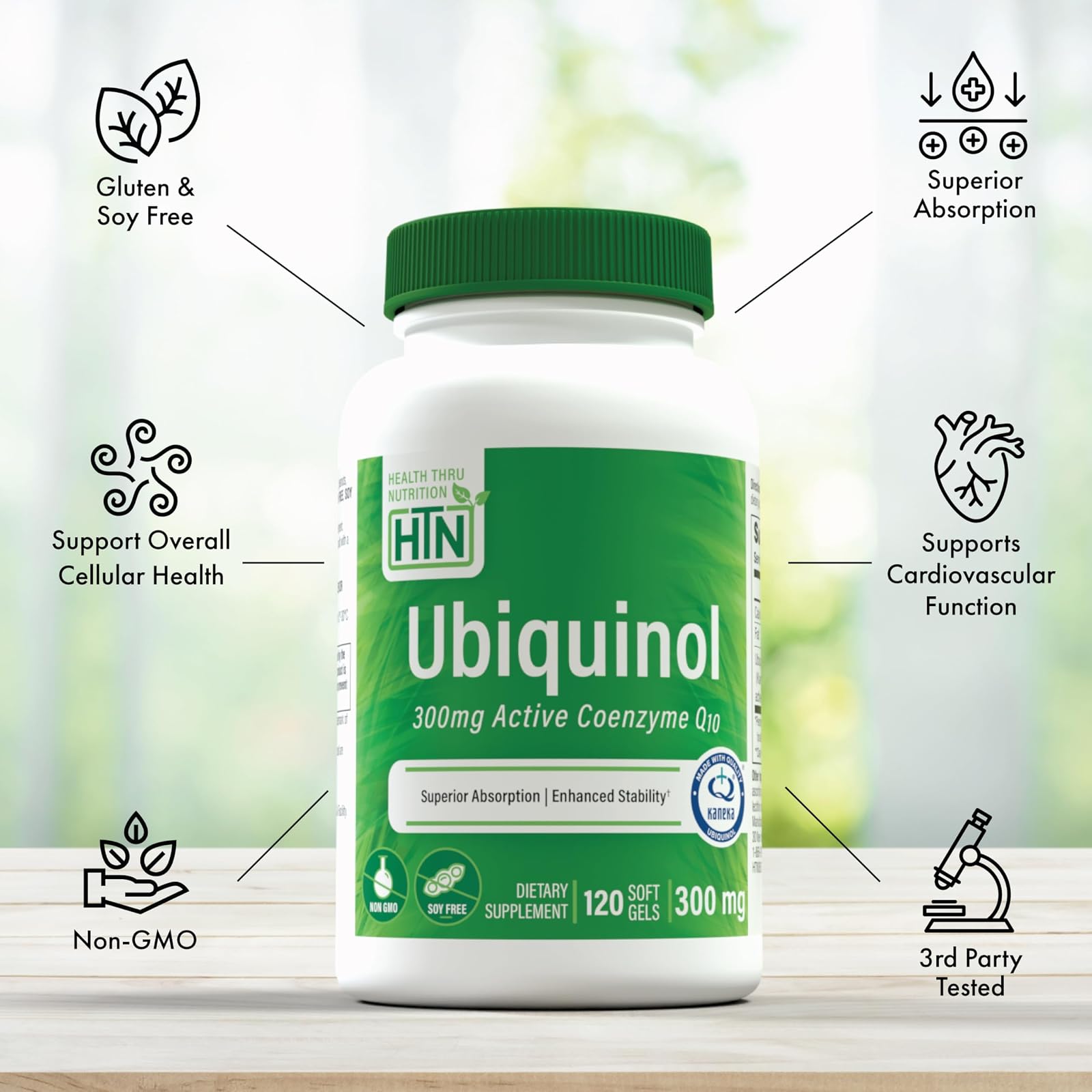 ubiquinol softgels for heart health