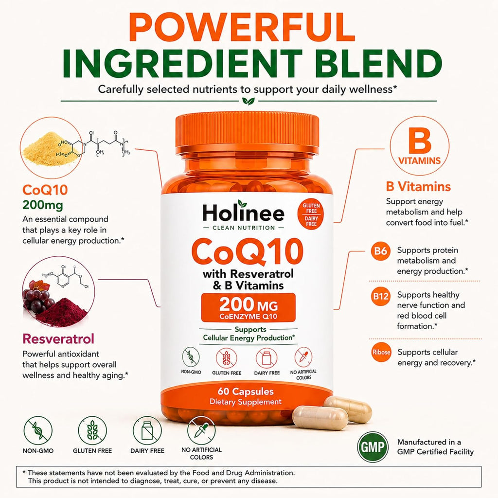 Ubiquinol supplement for energy boost