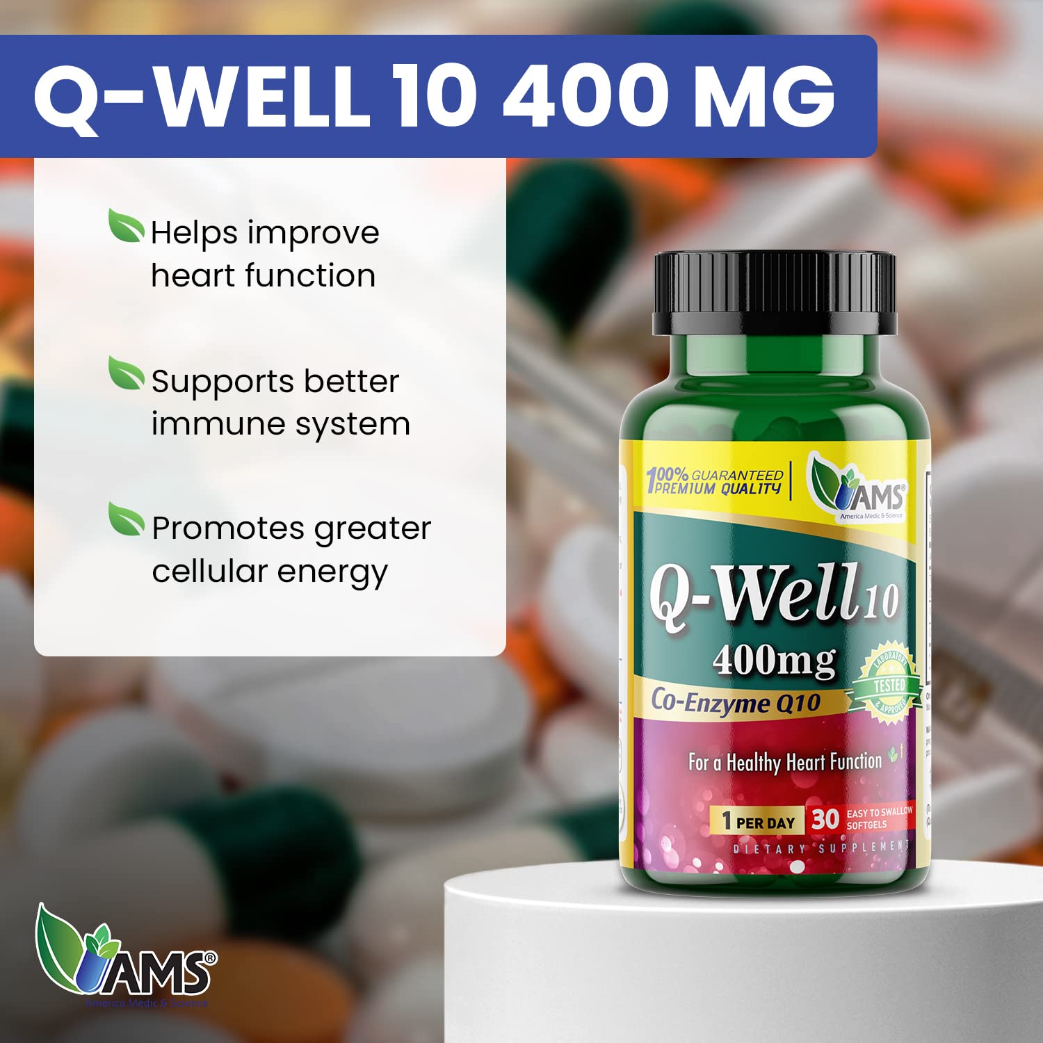 ubiquinol supplement for energy boost