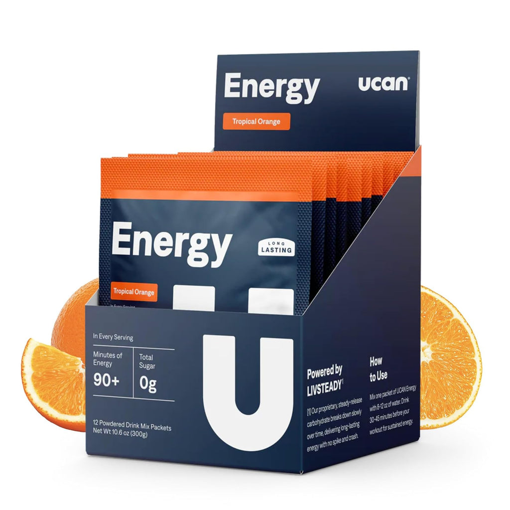 UCAN energy drink mix tropical orange