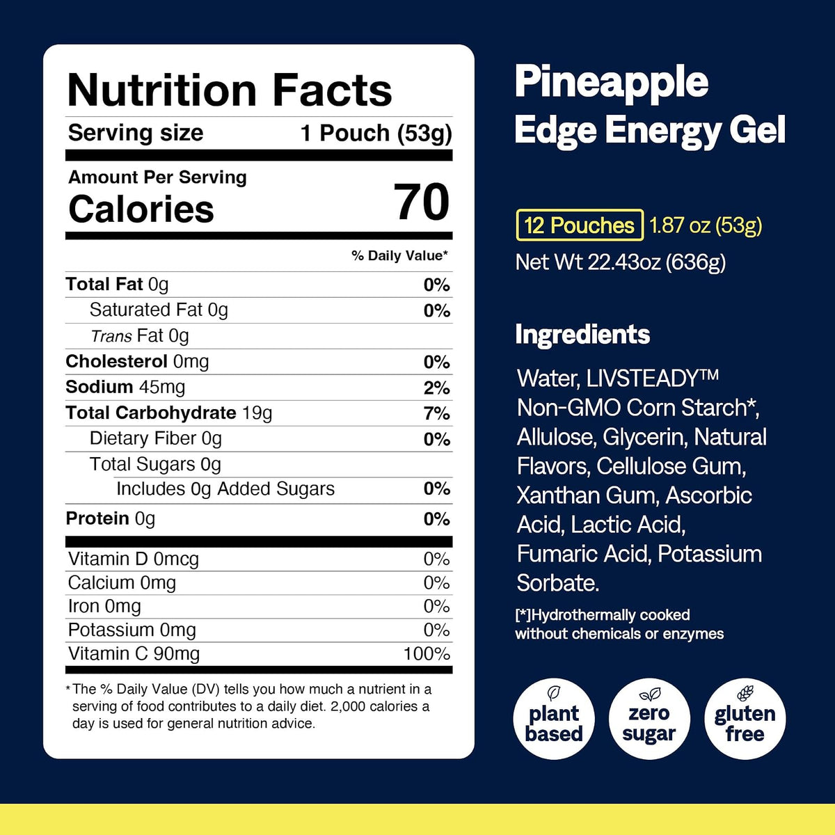 UCAN sports nutrition energy gel