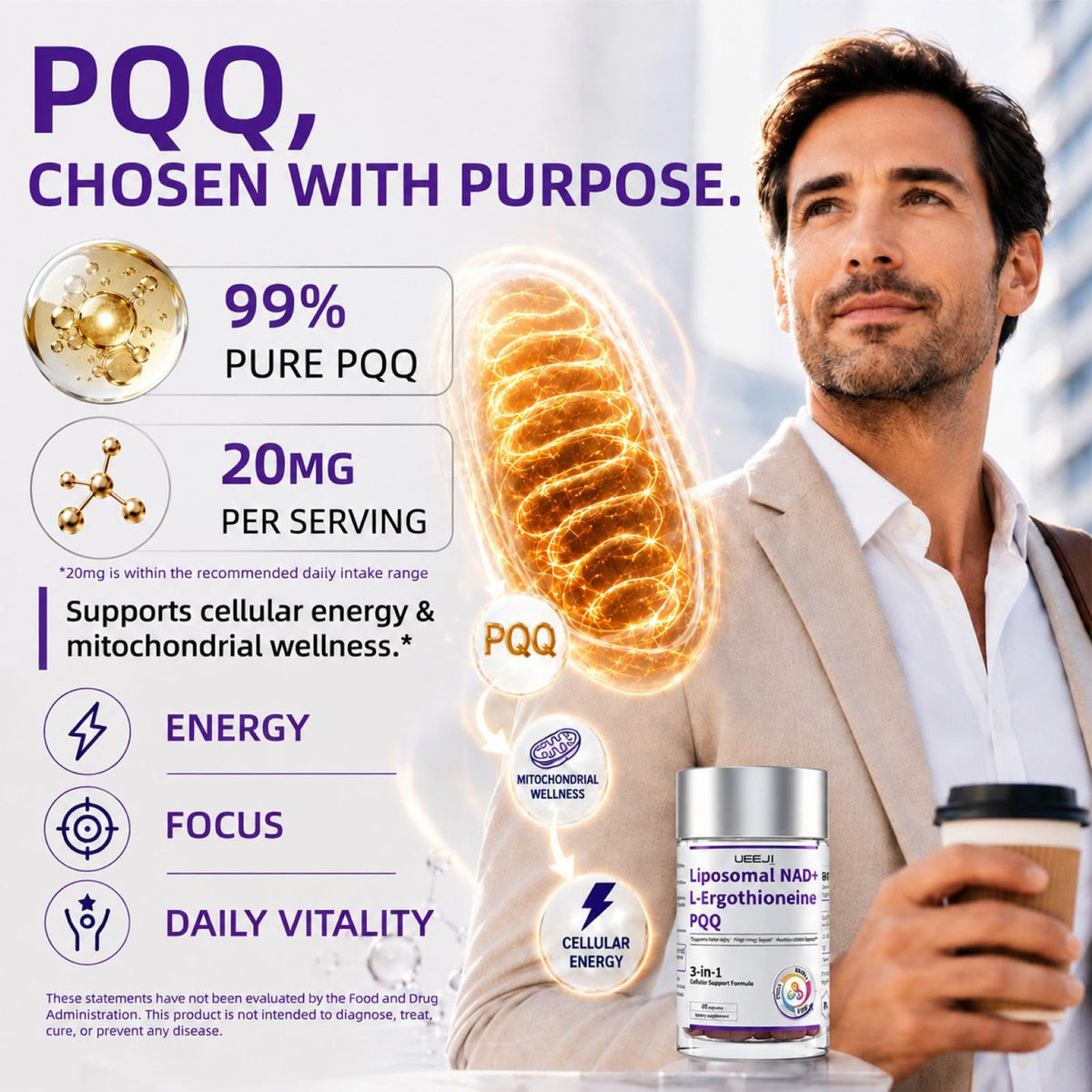 Ueeji antioxidant blend for vitality