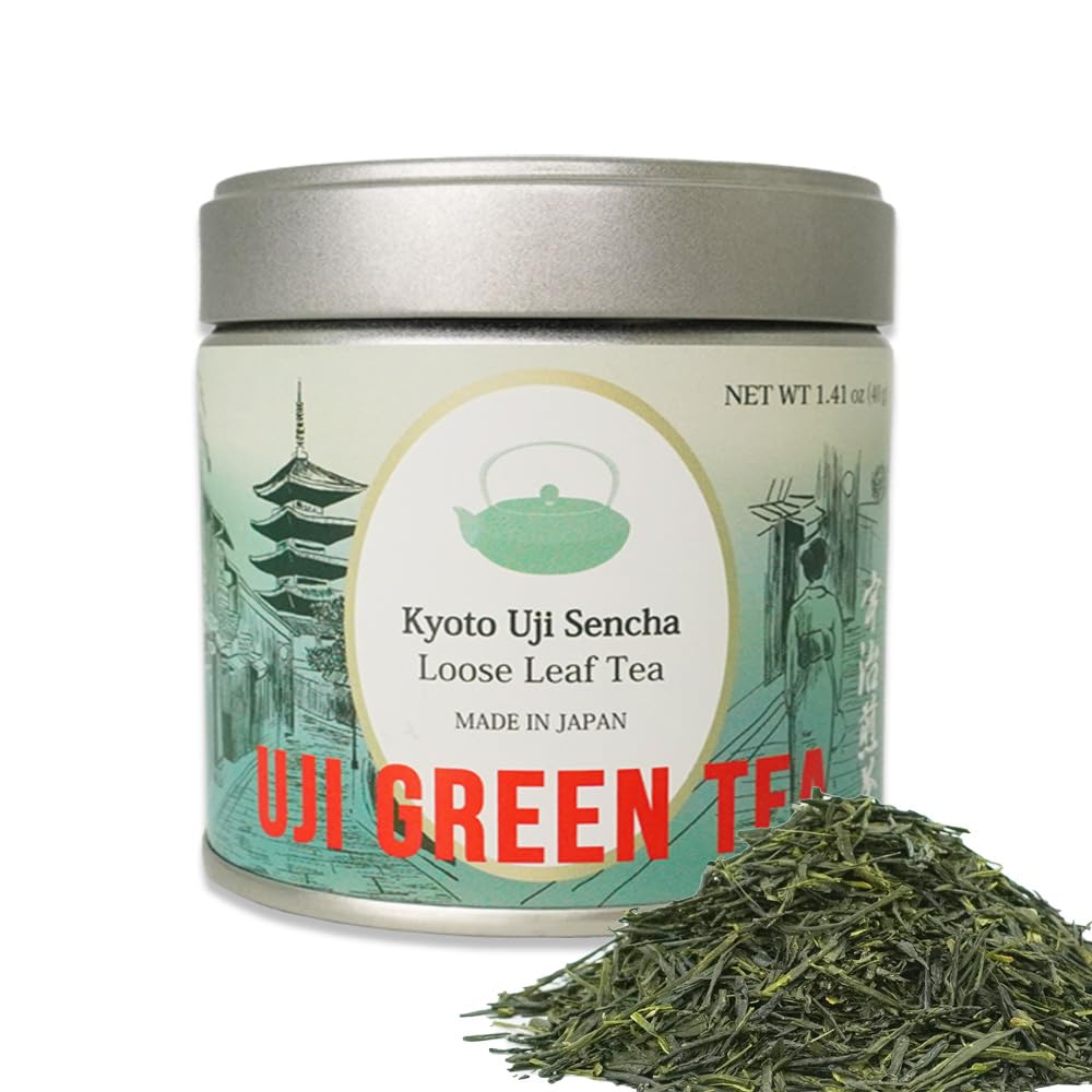 Uji Sencha green tea loose leaf
