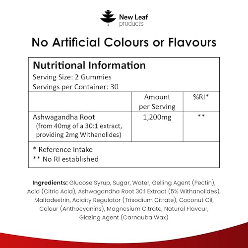 UK made ashwagandha gummies quality