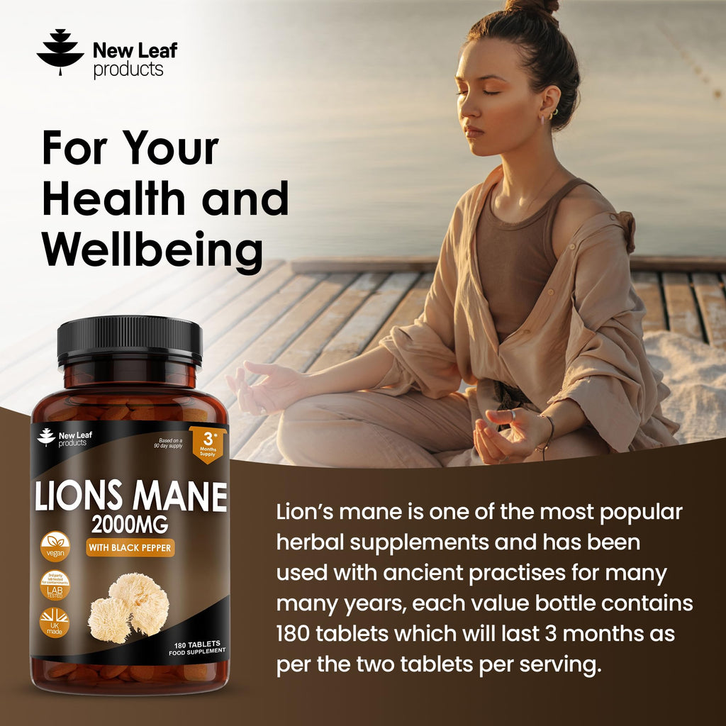 UK made Lion's Mane supplement