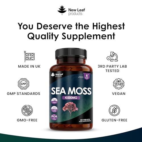 UK made sea moss tablets