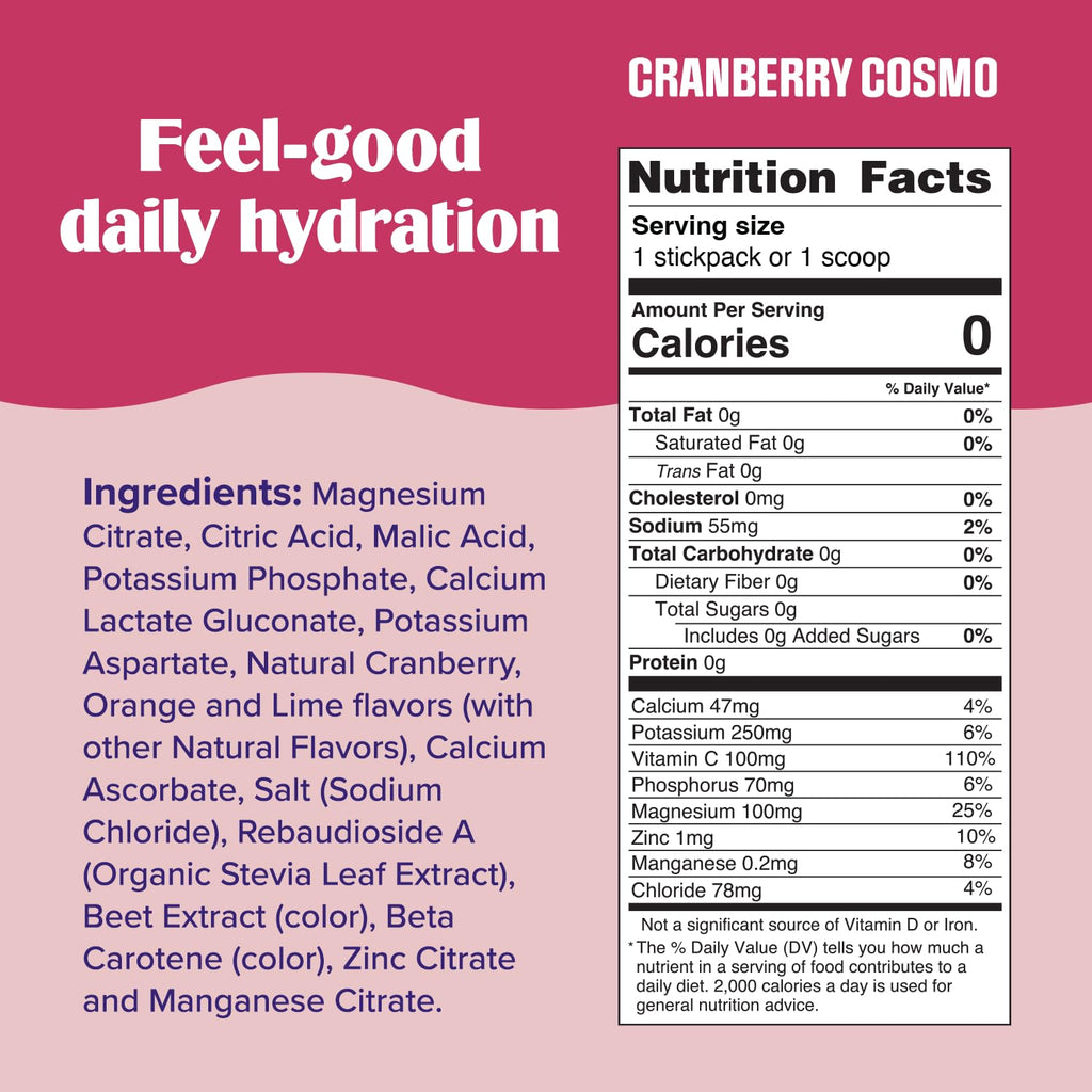Ultima Replenisher cranberry flavour sticks