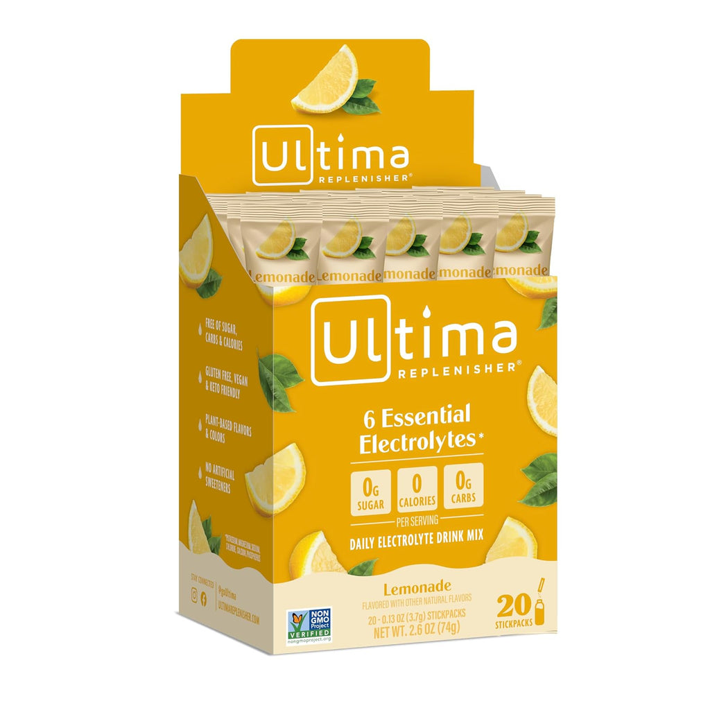 Ultima Replenisher lemonade stickpacks