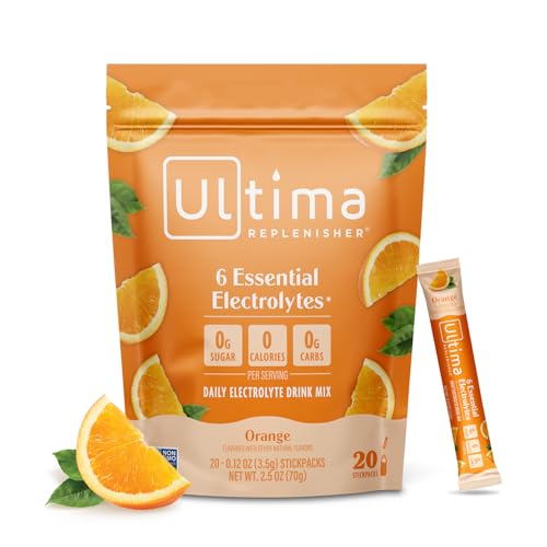 Ultima Replenisher orange electrolyte packets