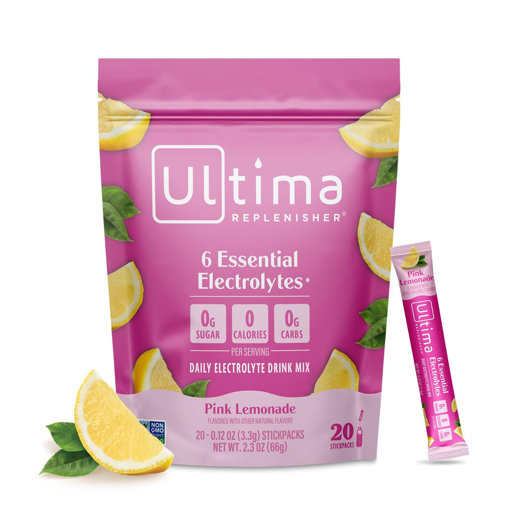 Ultima Replenisher pink lemonade electrolytes