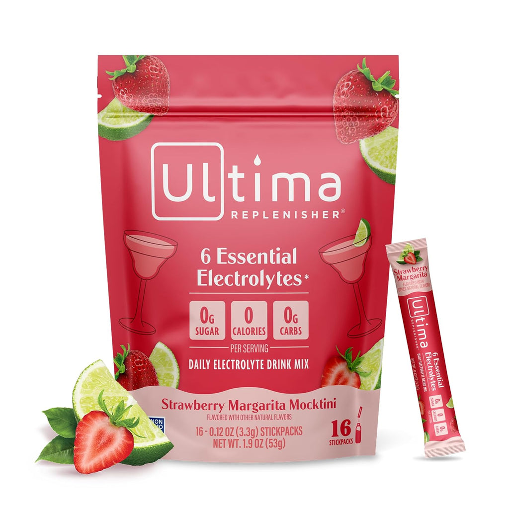 Ultima Replenisher strawberry margarita electrolytes