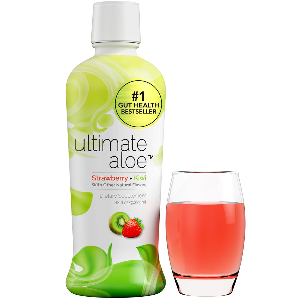 Ultimate Aloe strawberry kiwi drink