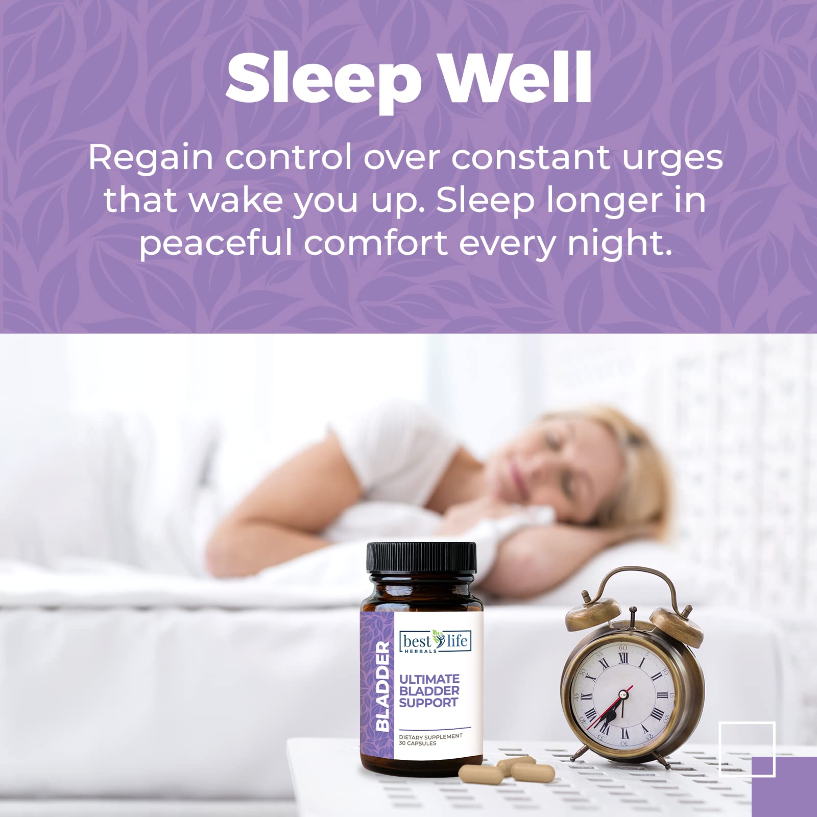 Ultimate bladder support for active lifestyles