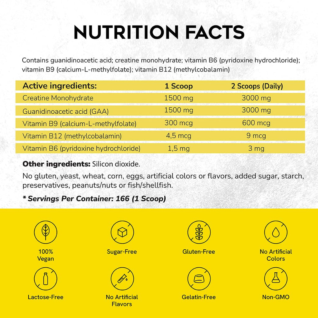 Ultimate creatine monohydrate for muscle growth